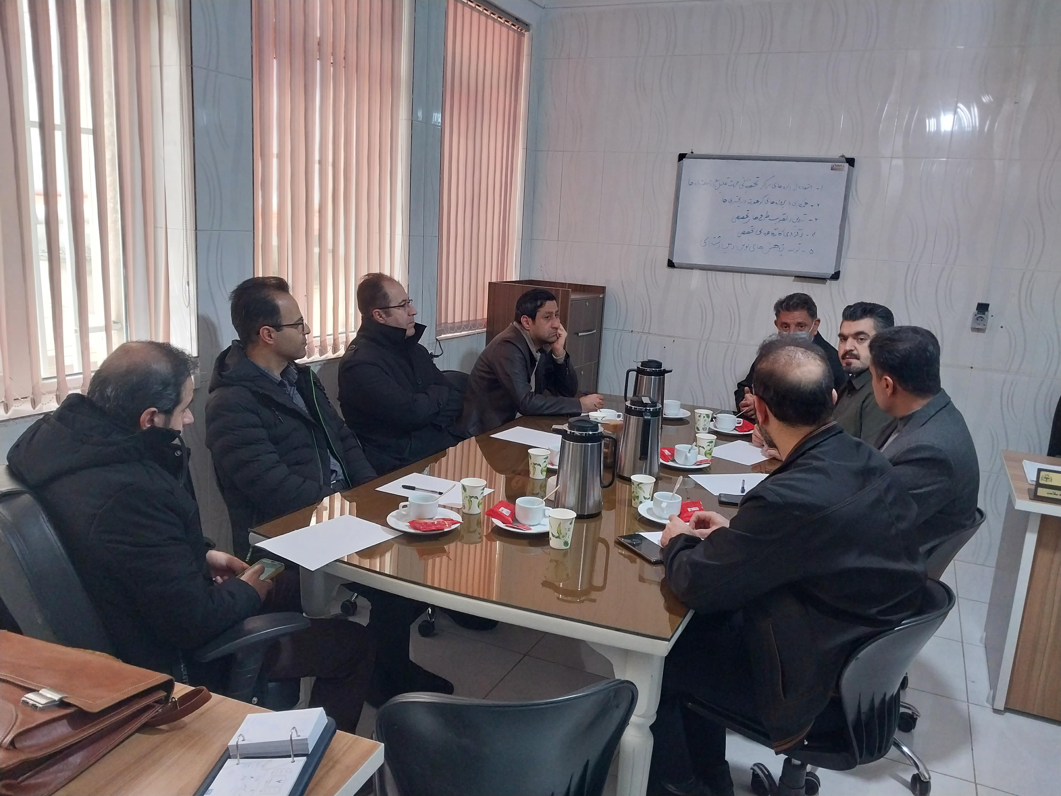 جلسه پژوهشکده سلامت با گروههای آموزشی مهندسی پزشکی و فیزیک پزشکی
